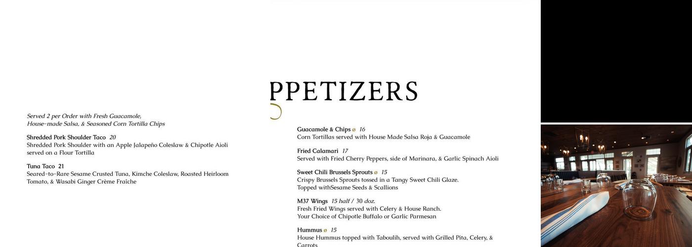 Marker 37, Chester - Menu, Reviews (233), Photos (48) - Restaurantji