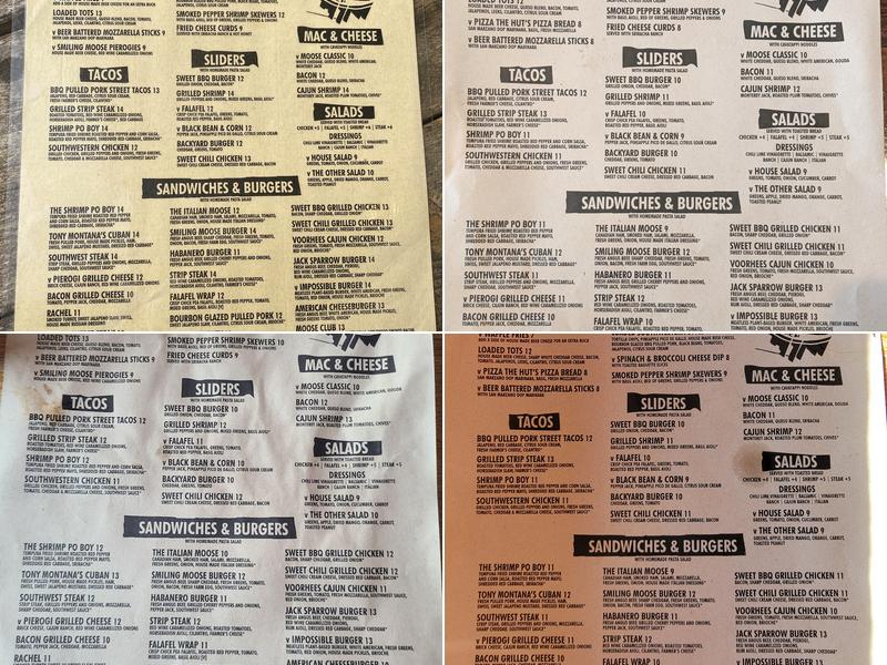 The Smiling Moose, Cranberry - Menu, Reviews (163), Photos (40 ...