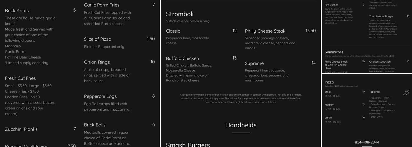 The Brick on Front, Cresson - Menu, Reviews (114), Photos (27 ...