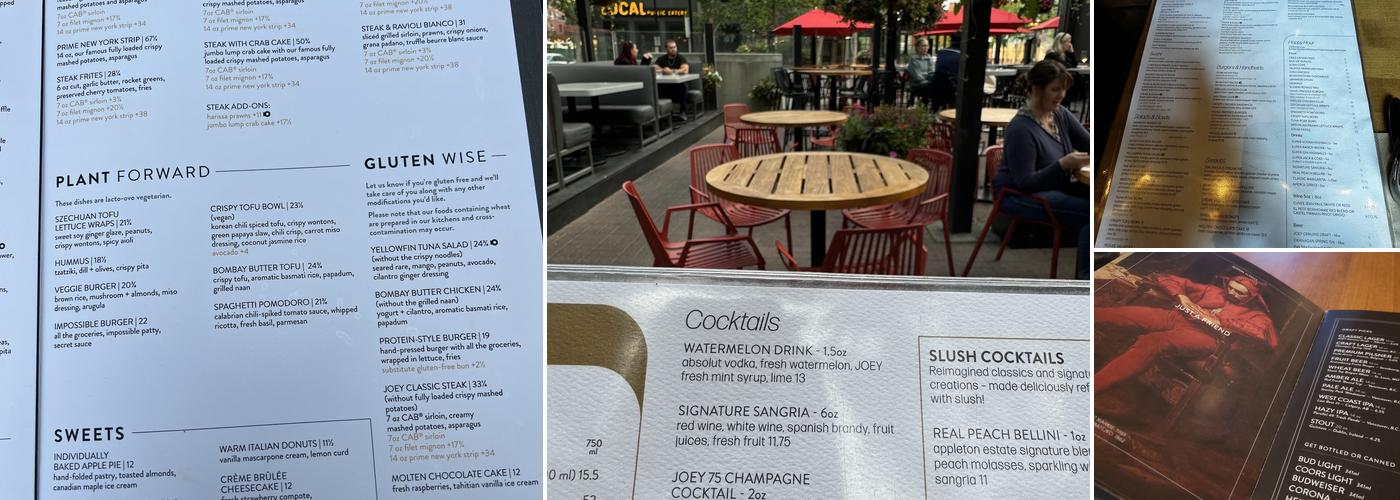 JOEY Eau Claire, Calgary - Menu, Reviews (545), Photos (43) - Restaurantji