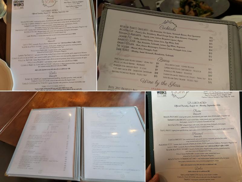 Trattoria Sofia, Houston - Menu, Reviews (541), Photos (74) - Restaurantji
