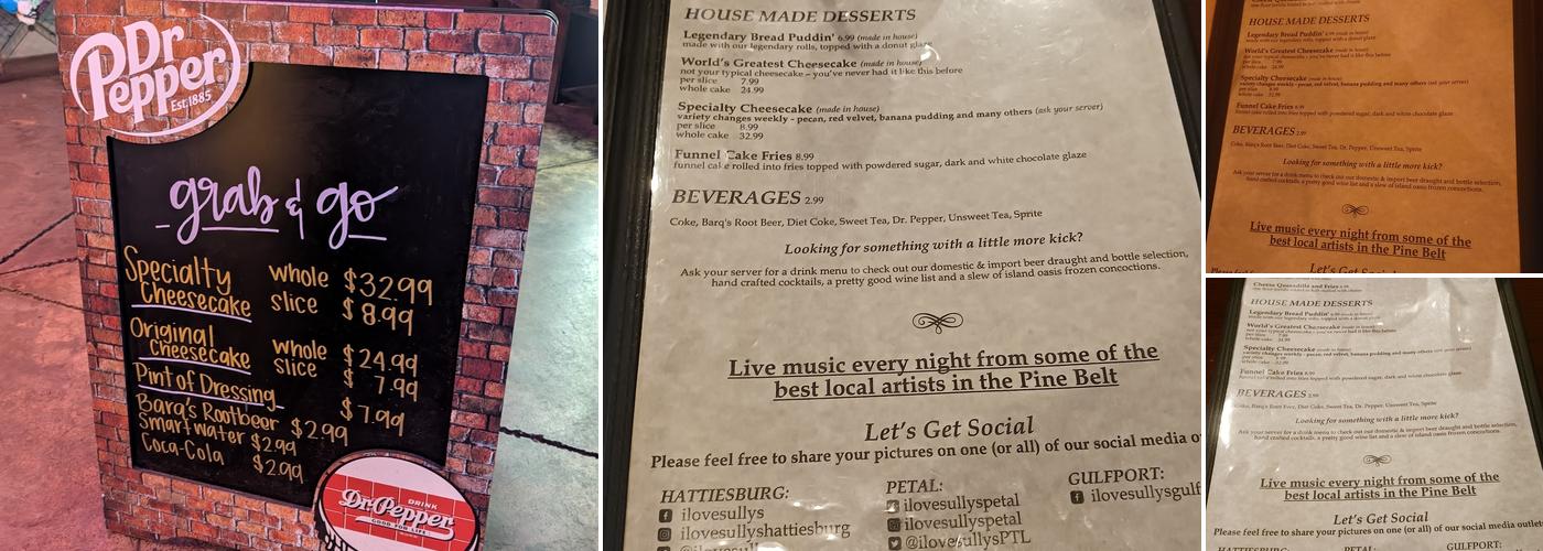 Sully's, Gulfport - Menu, Reviews (216), Photos (19) - Restaurantji
