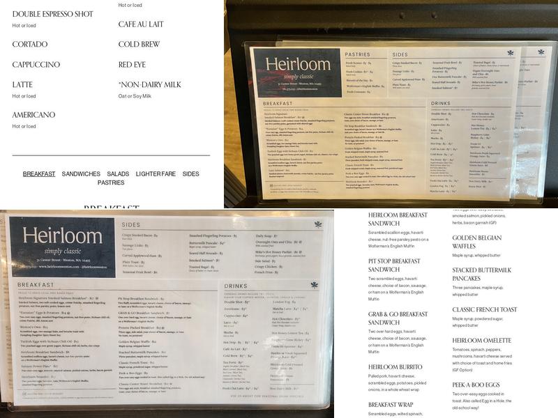 Heirloom, Weston - Menu, Reviews (75), Photos (20) - Restaurantji