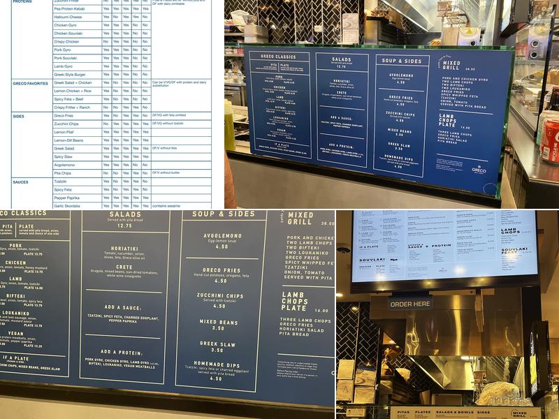 GRECO, Boston - Menu, Reviews (83), Photos (35) - Restaurantji