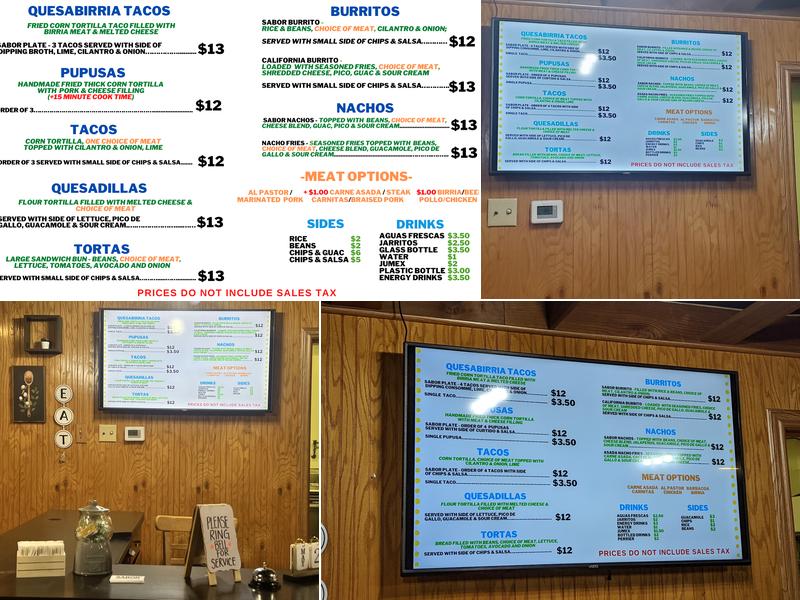 SABOR, Marshall - Menu, Reviews (79), Photos (20) - Restaurantji