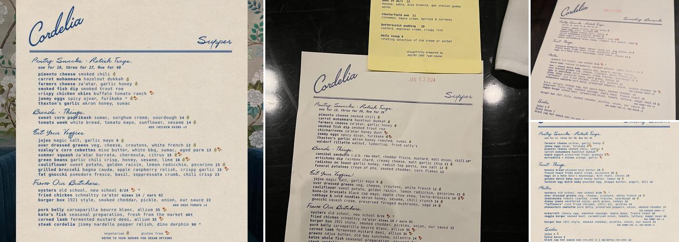 Cordelia, Cleveland - Menu, Reviews (290), Photos (21) - Restaurantji