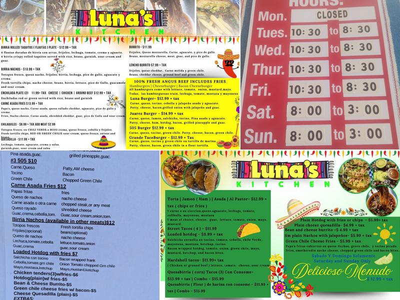 Luna's Kitchen, Los Lunas - Menu, Reviews (89), Photos (22) - Restaurantji