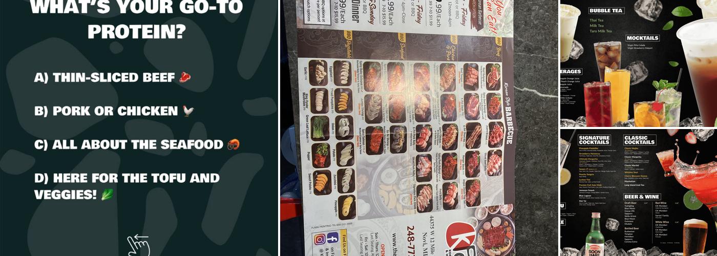 KPOT Korean BBQ & Hot Pot, Novi - Menu, Reviews (372), Photos (23 ...