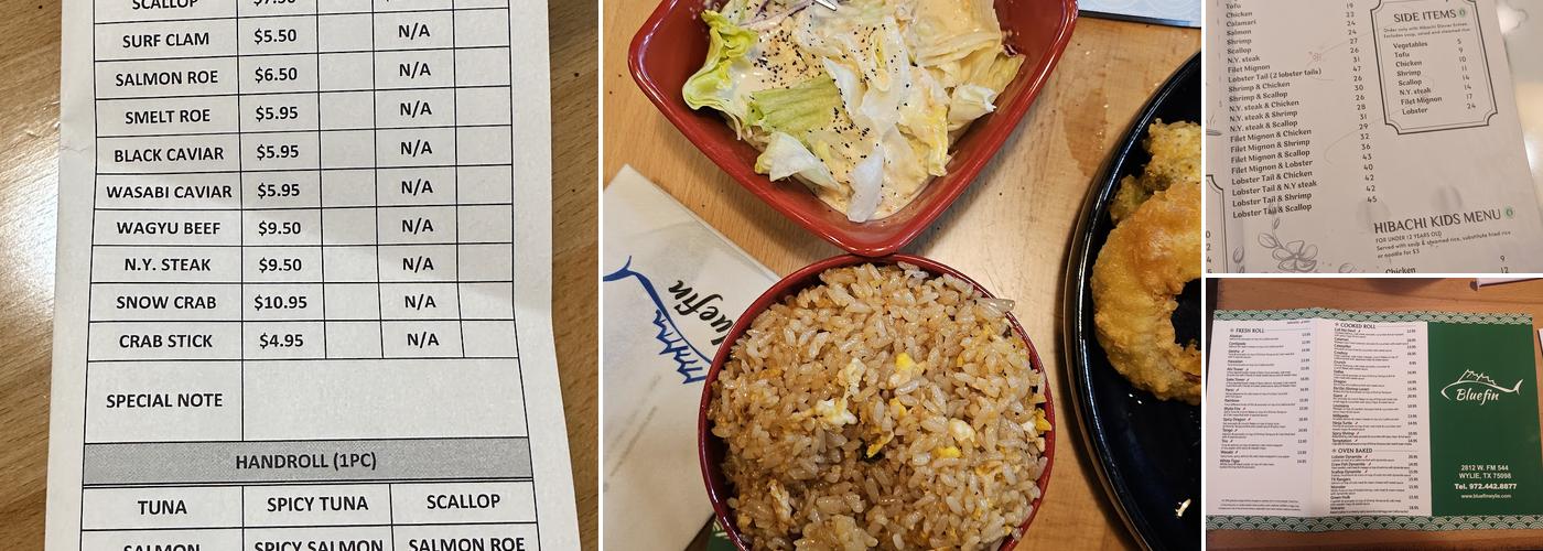 Bluefin Sushi & Bar, Wylie - Menu, Reviews (189), Photos (41 ...