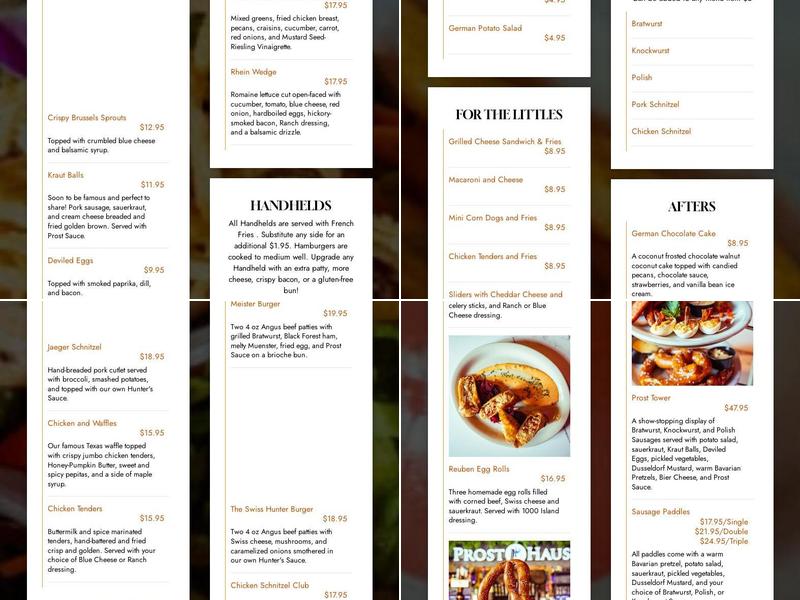PROST, San Antonio - Menu, Reviews (445), Photos (90) - Restaurantji