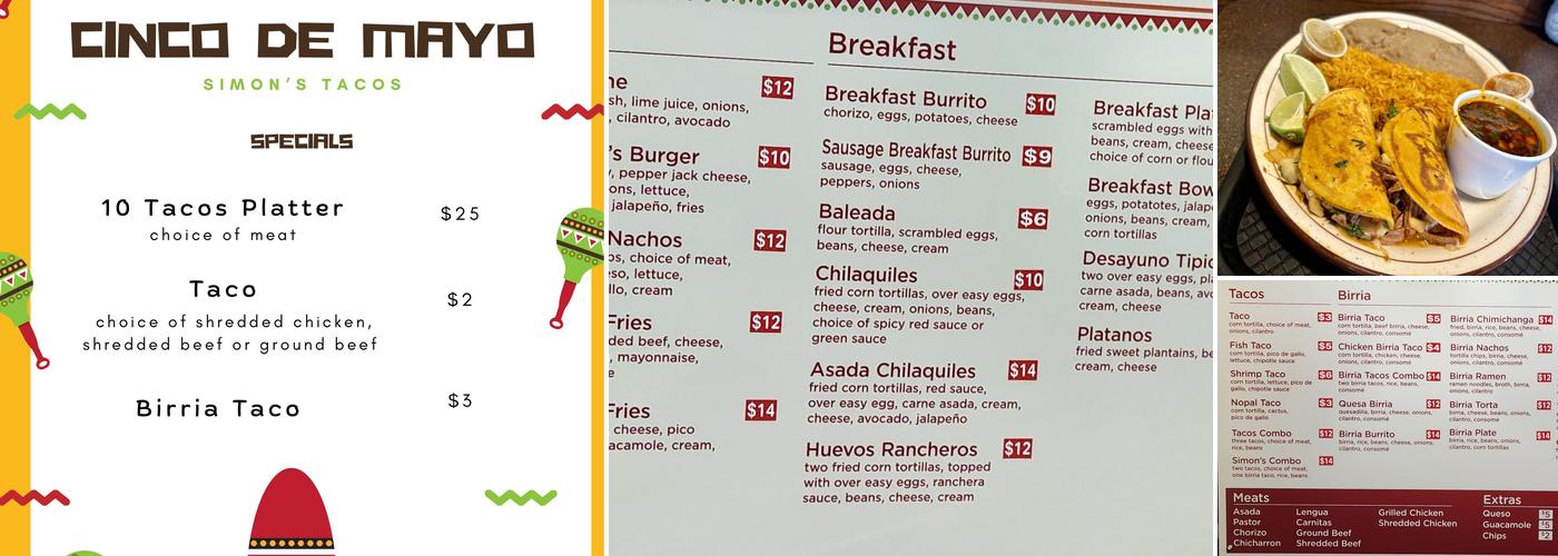 Simon’s Tacos, Sioux Falls - Menu, Reviews (161), Photos (26 ...