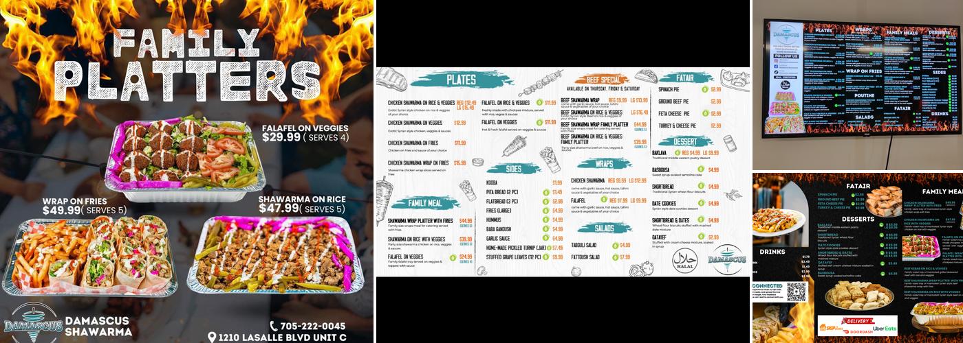 Damascus Shawarma, Greater Sudbury - Menu, Reviews (388), Photos (45 ...