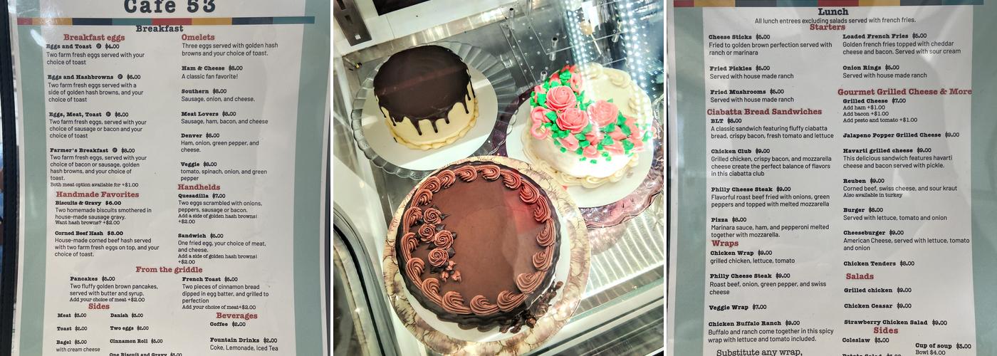 Cafė 53, Bad Axe - Menu, Reviews (73), Photos (23) - Restaurantji