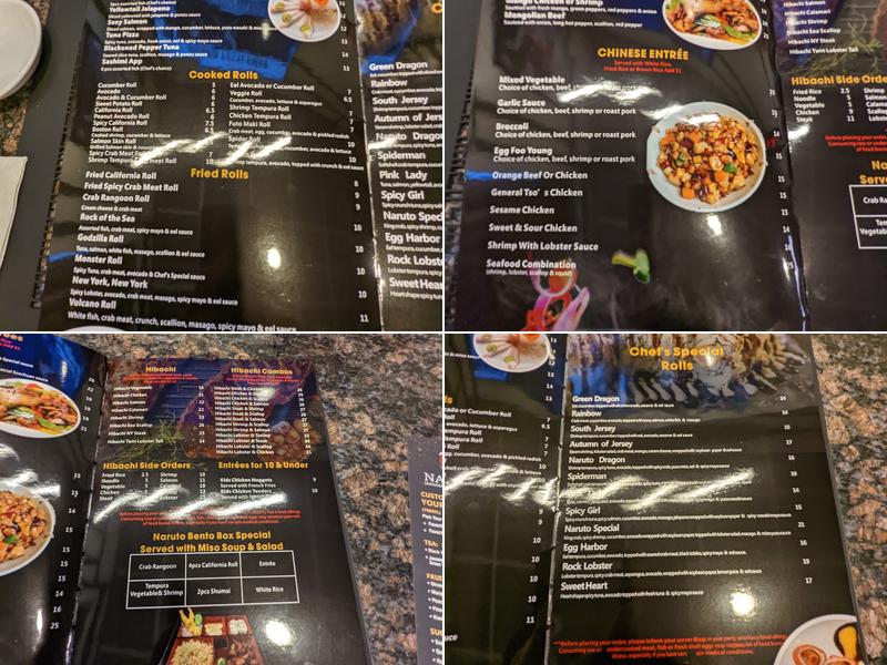 Naruto, Egg Harbor - Menu, Reviews (252), Photos (22) - Restaurantji