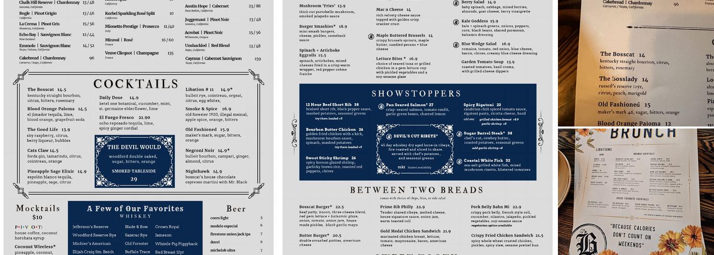 Bosscat Kitchen & Libations, The Woodlands - Menu, Reviews (479 ...