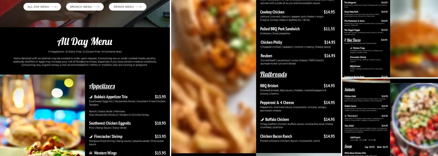 Bubba's Bunkhouse, Harrisburg - Menu, Reviews (215), Photos (24 ...