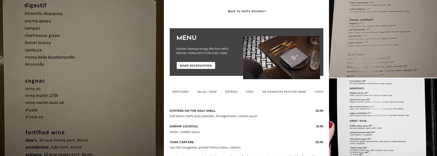 Gordon Ramsay Hell's Kitchen, Atlantic City - Menu, Reviews (1292 ...