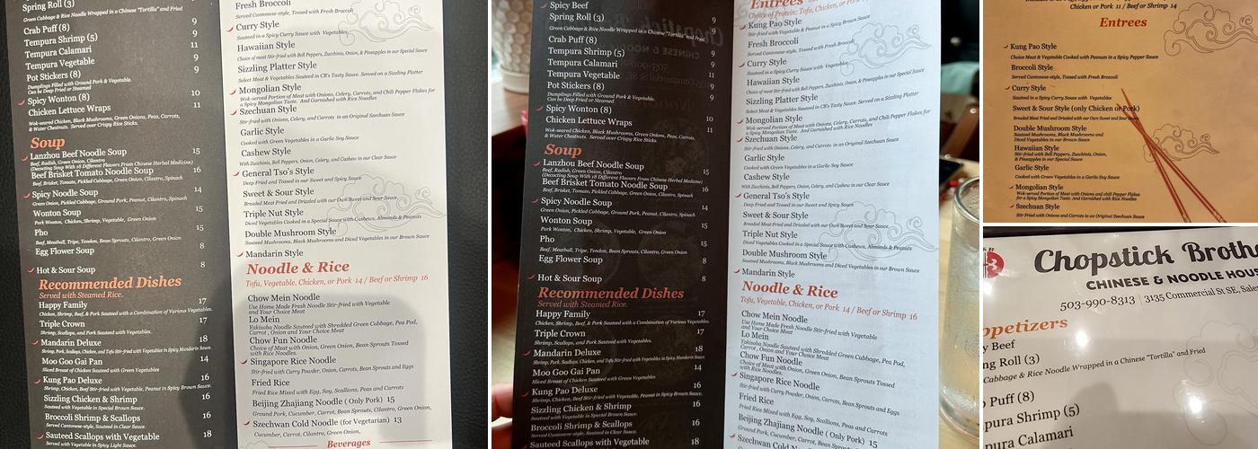 Chopstick Brothers, Salem - Menu, Reviews (198), Photos (18) - Restaurantji