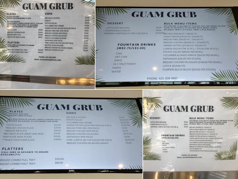 Guam Grub, Everett - Menu, Reviews (112), Photos (18) - Restaurantji