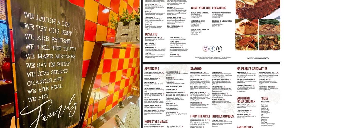 Carolina Kitchen, Capitol Heights - Menu, Reviews (174), Photos (18 ...