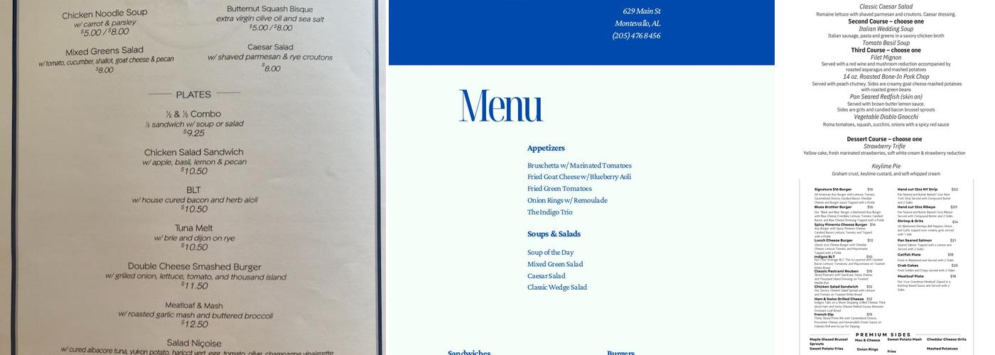 Indigo Cafe + Bar, Montevallo - Menu, Reviews (75), Photos (20 ...