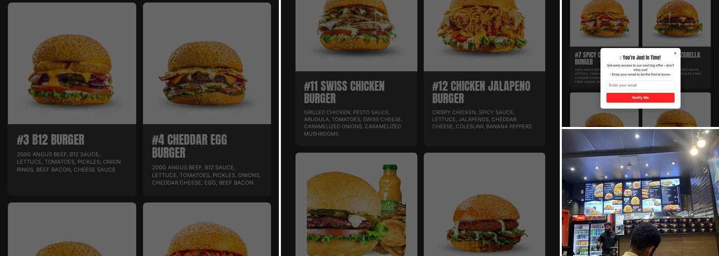 B12 Burger NDG, Montreal - Menu, Reviews (240), Photos (29) - Restaurantji