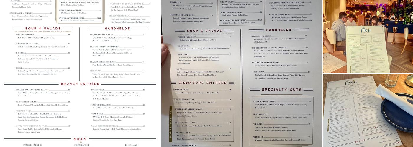 The Finch, Nashville - Menu, Reviews (626), Photos (25) - Restaurantji