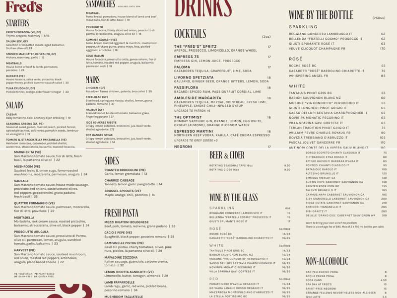 Fred's, West Vancouver - Menu, Reviews (72), Photos (23) - Restaurantji