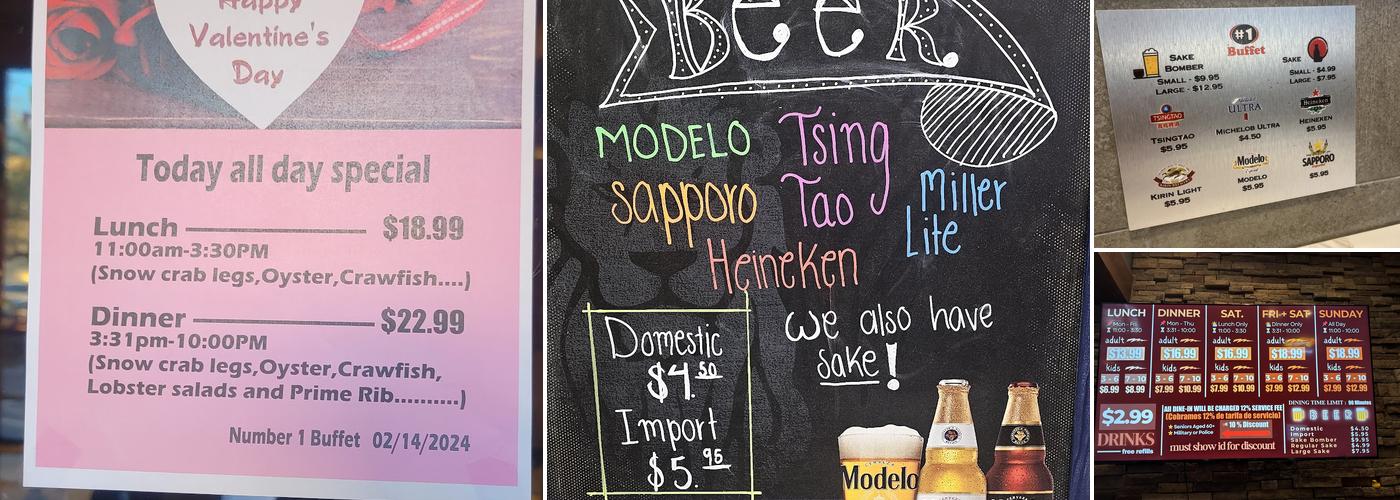 Number 1 buffet, Avondale - Menu, Reviews (296), Photos - Restaurantji