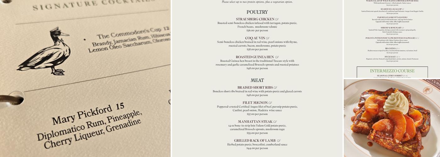 The Commodore | A Bartolotta Restaurant, Hartland - Menu, Reviews (100 ...