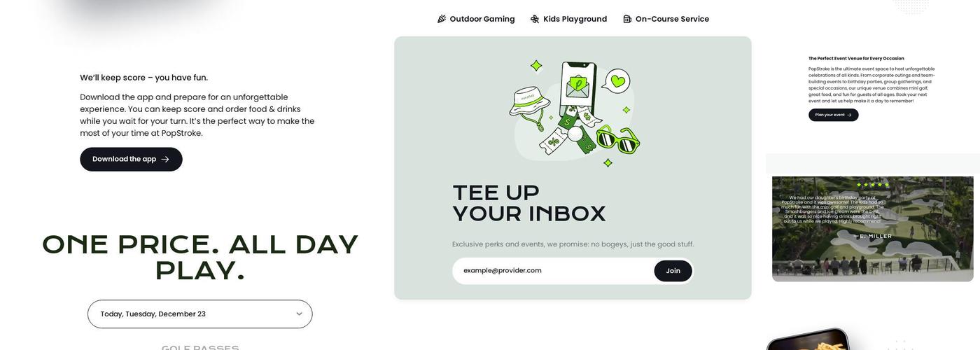 PopStroke, Myrtle Beach - Menu, Reviews (357), Photos (19) - Restaurantji