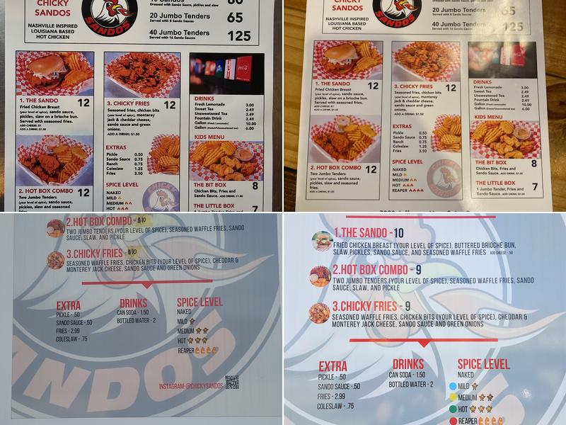 Chicky Sandos, Baton Rouge - Menu, Reviews (133), Photos (20 ...