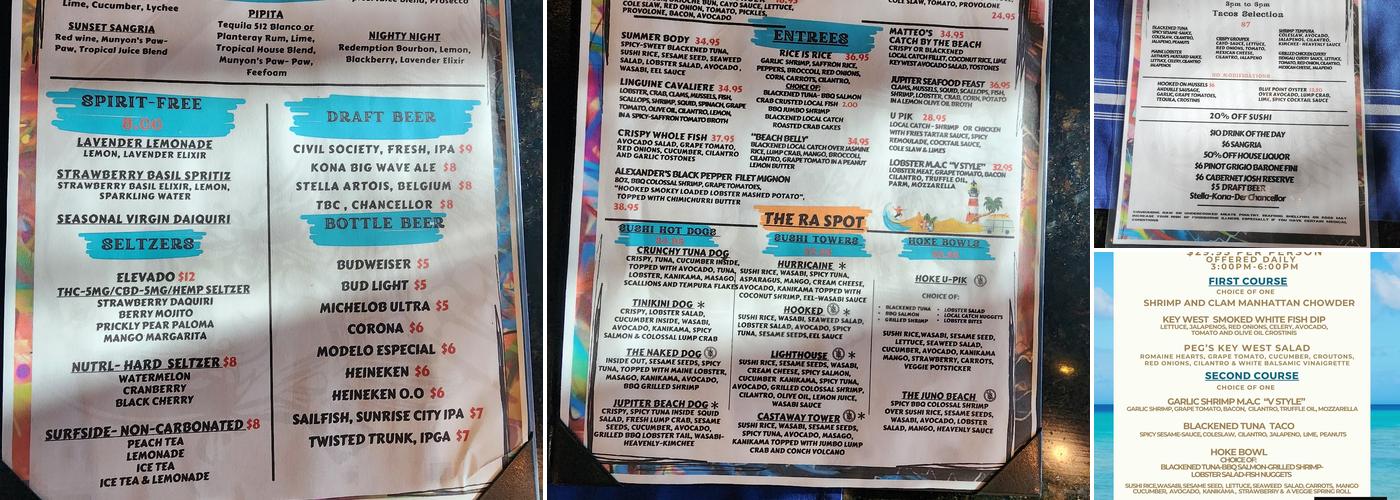 Hooked On Jupiter, Jupiter - Menu, Reviews (120), Photos (19 ...