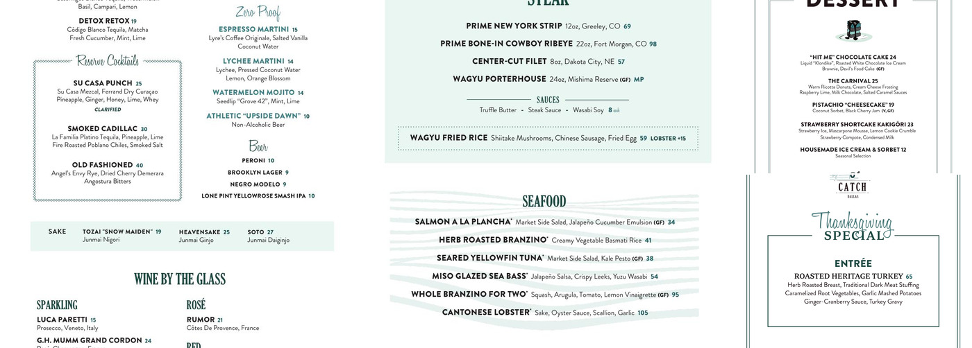 Catch Dallas, Dallas - Menu, Reviews (32), Photos (20) - Restaurantji