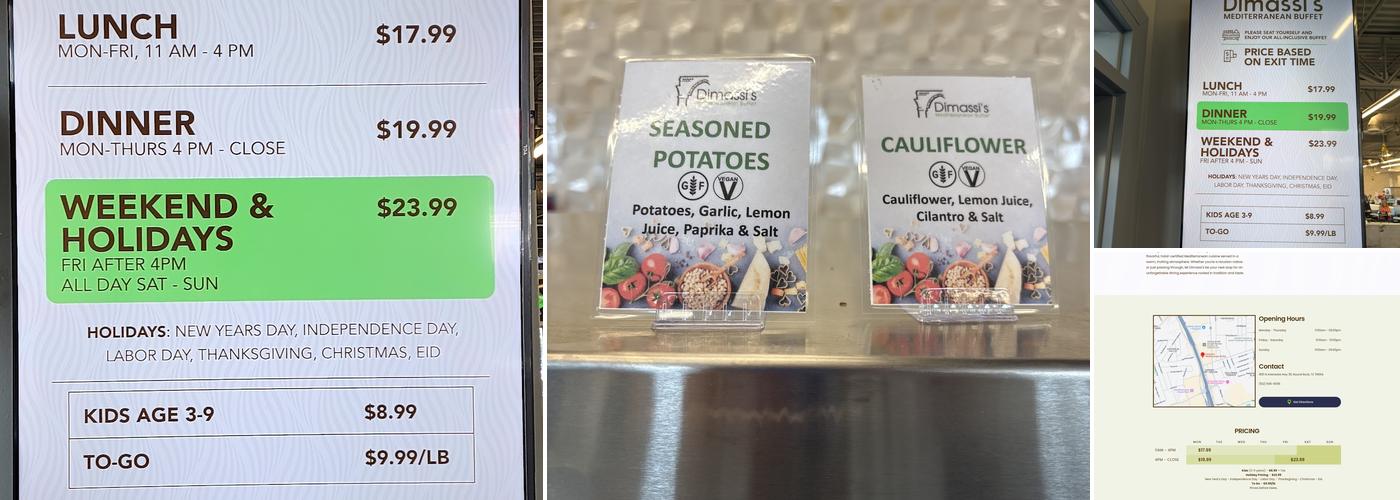 Dimassi's Mediterranean Buffet, Round Rock - Menu, Reviews (65), Photos ...