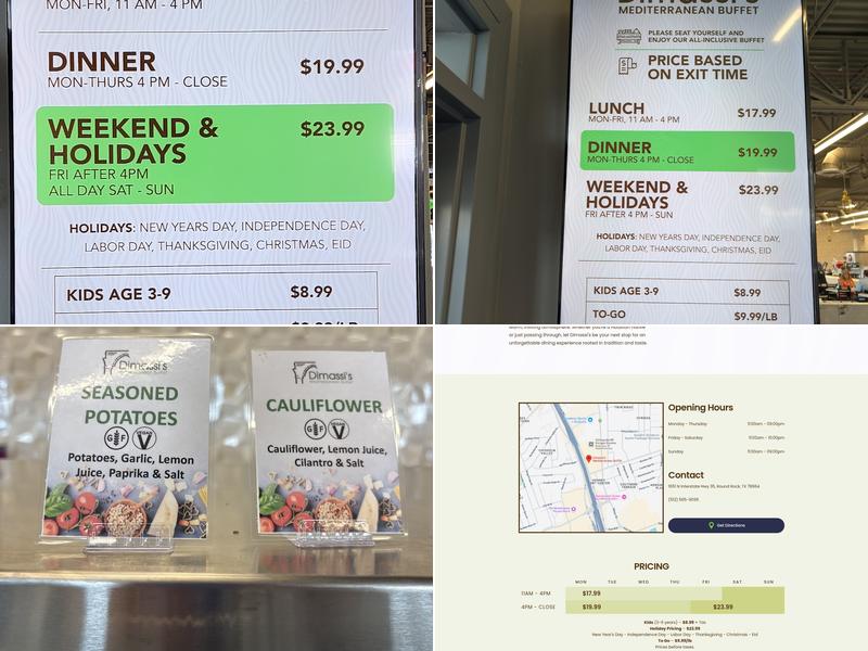 Dimassi's Mediterranean Buffet, Round Rock - Menu, Reviews (65), Photos ...