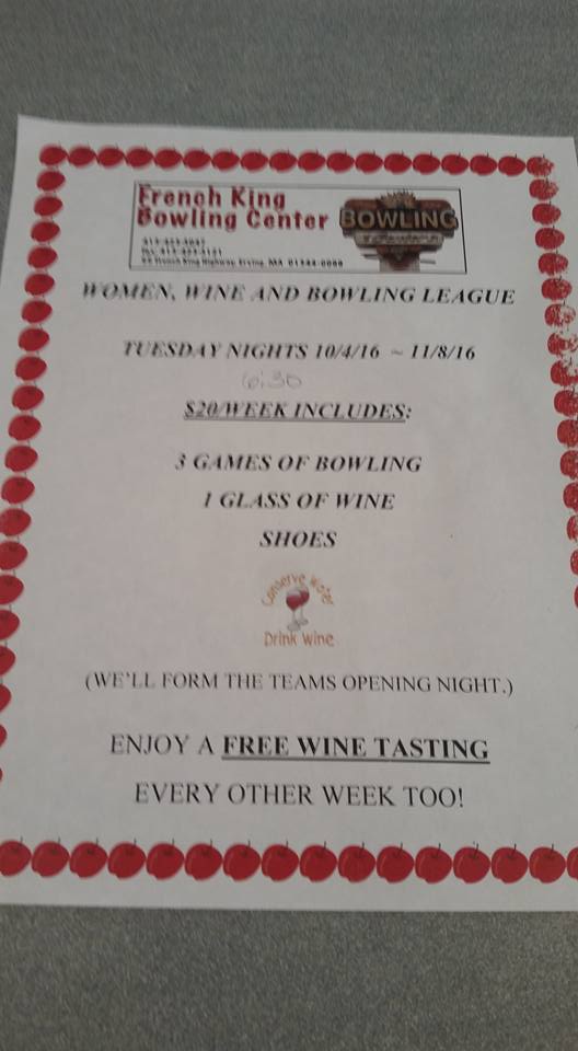 FRENCH KING BOWLING CENTER AND STORAGE FACILITIES - Erving MA - Hours ...