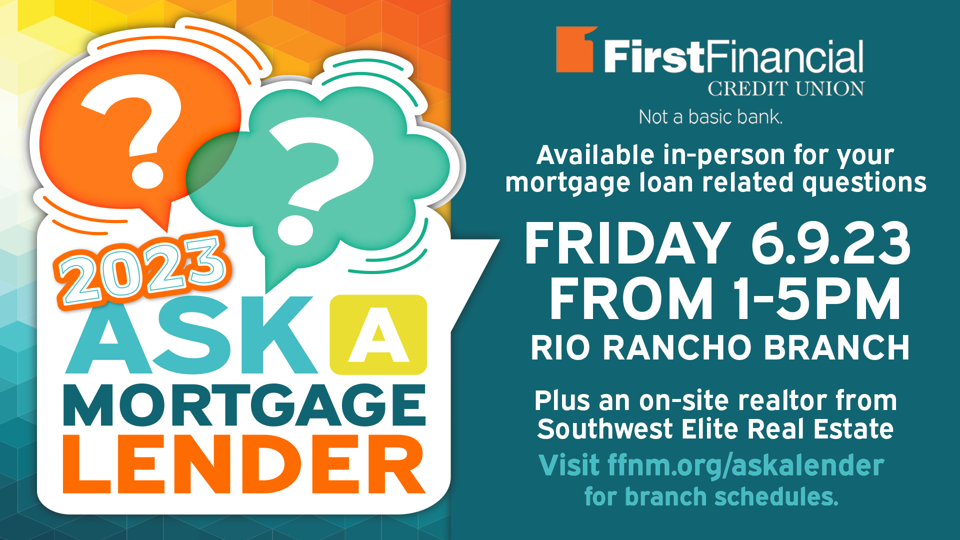 FIRST FINANCIAL CREDIT UNION - Albuquerque NM - Hours, Directions ...