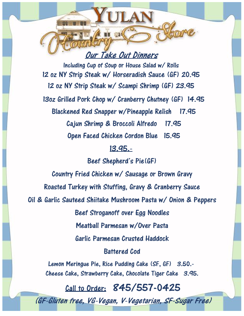 Yulan Country Store, Yulan - Menu, Reviews (57), Photos (56) - Restaurantji