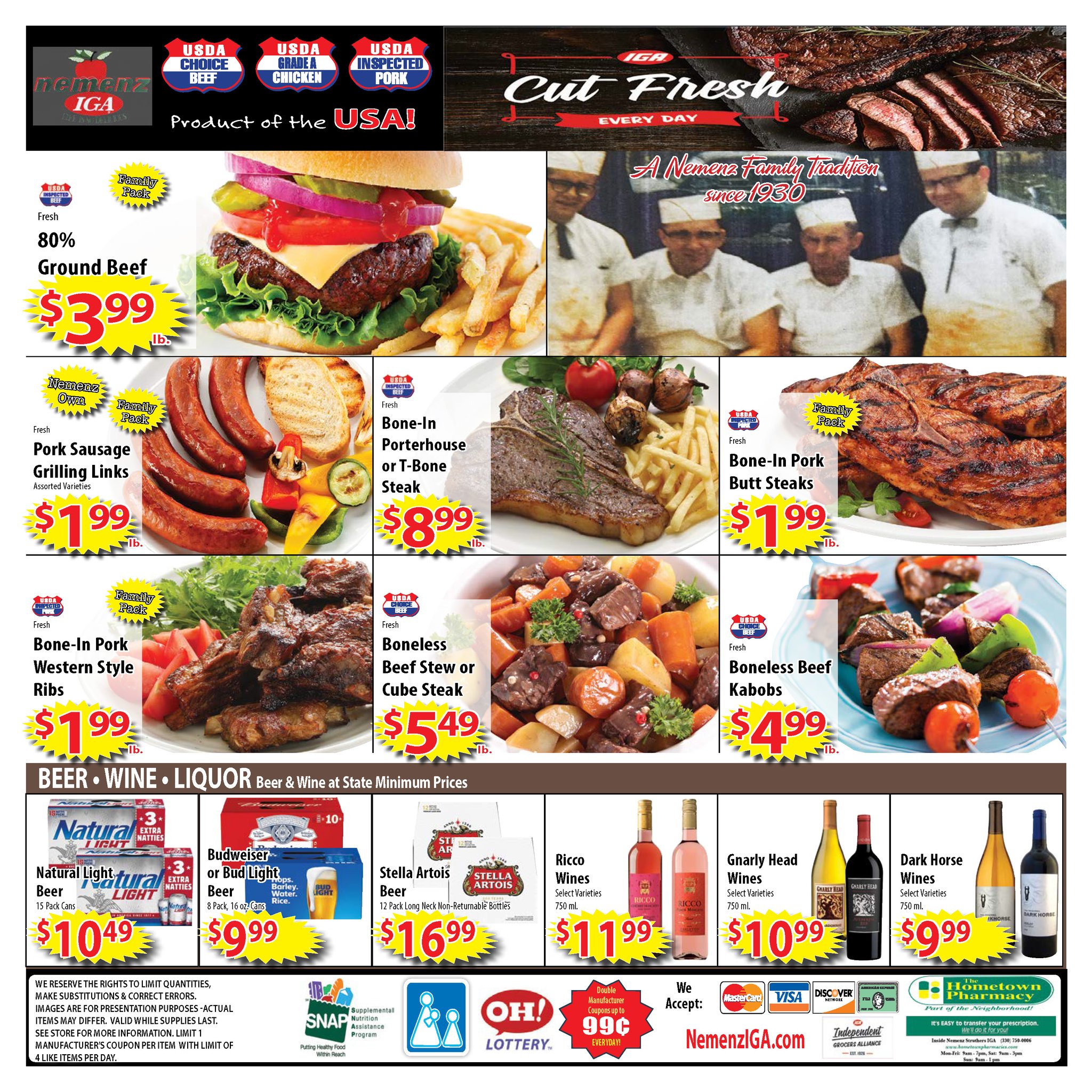 NEMENZ IGA STORES - Struthers OH - Hours, Directions, Reviews - Loc8NearMe