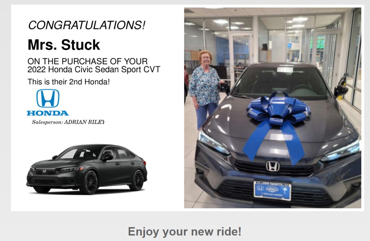 STEVE PADGETT'S HONDA OF LAKE MURRAY - Irmo SC - Hours, Directions ...